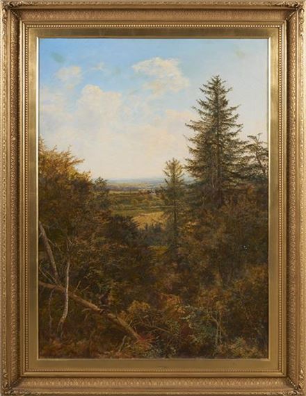 Martin Snape | An extensive Hampshire landscape, a prospect from a ...