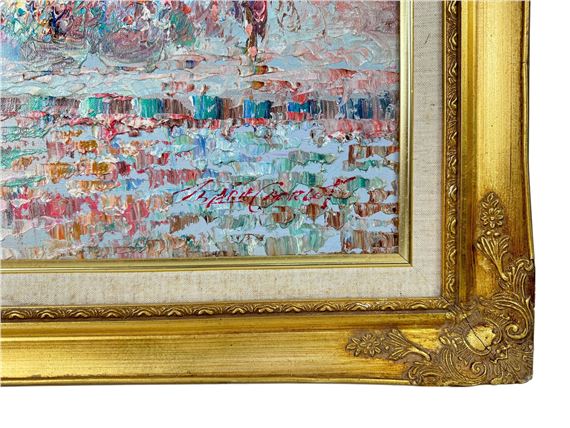 Marie Charlot | European street scene | MutualArt