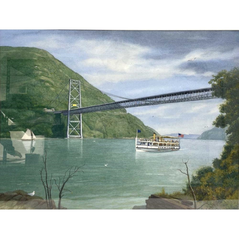 Glen Heberling | The Commander at Bear Mountain Bridge | MutualArt