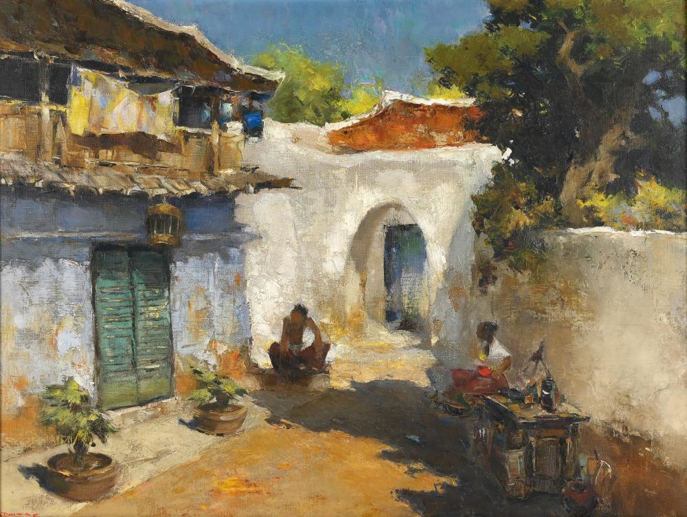 Gerard Pieter Adolfs | Kampong Traverdoeli, Semarang | MutualArt