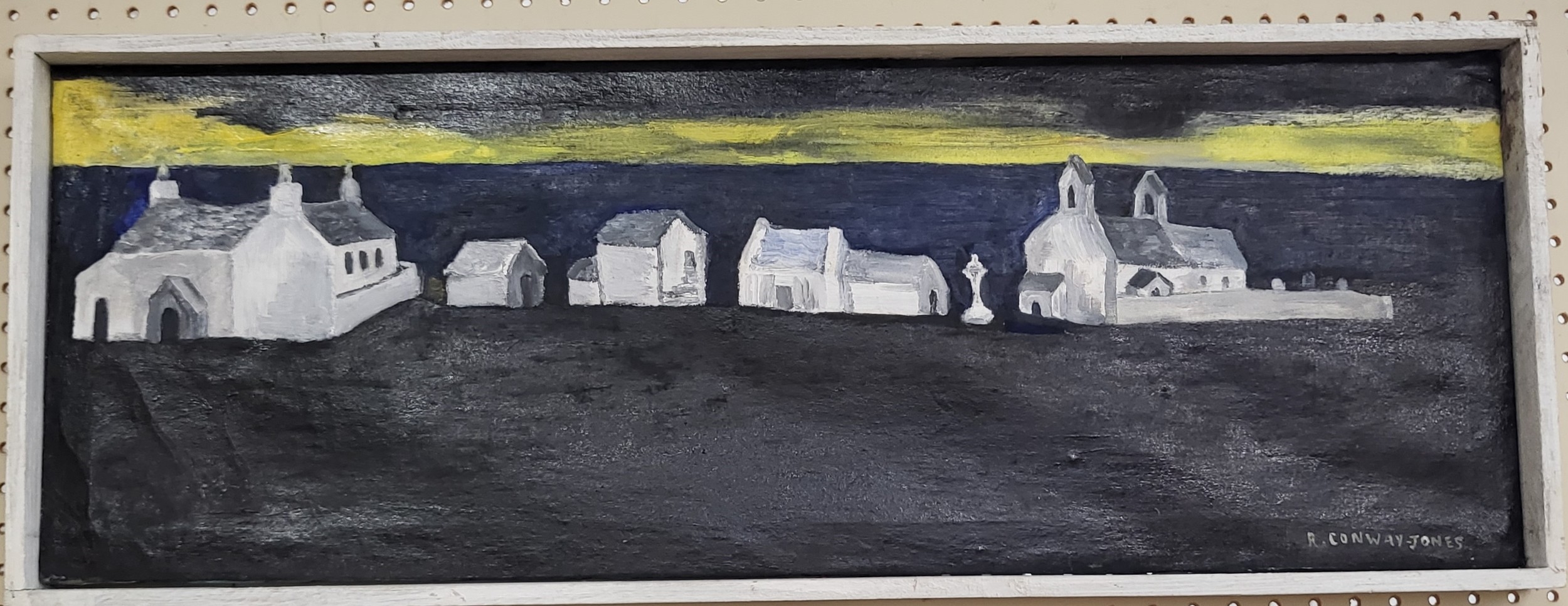 Richard Conway | Oil painting of church | MutualArt