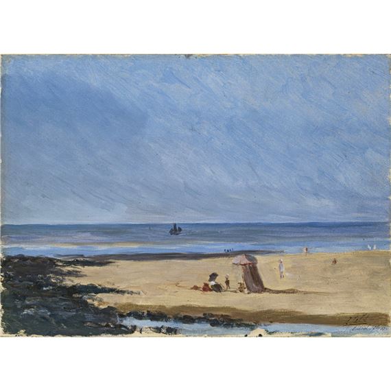 Pierre Dumont | Pierre Dumont - On the beach at Onival | MutualArt