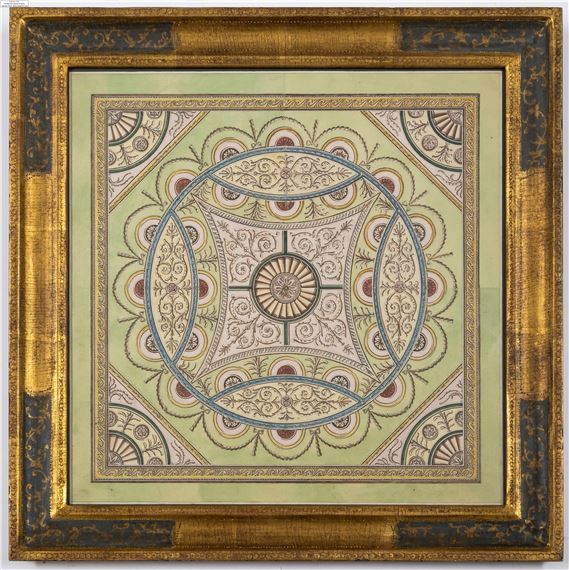 George Richardson | Design for a neoclassical ceiling (1770s) | MutualArt