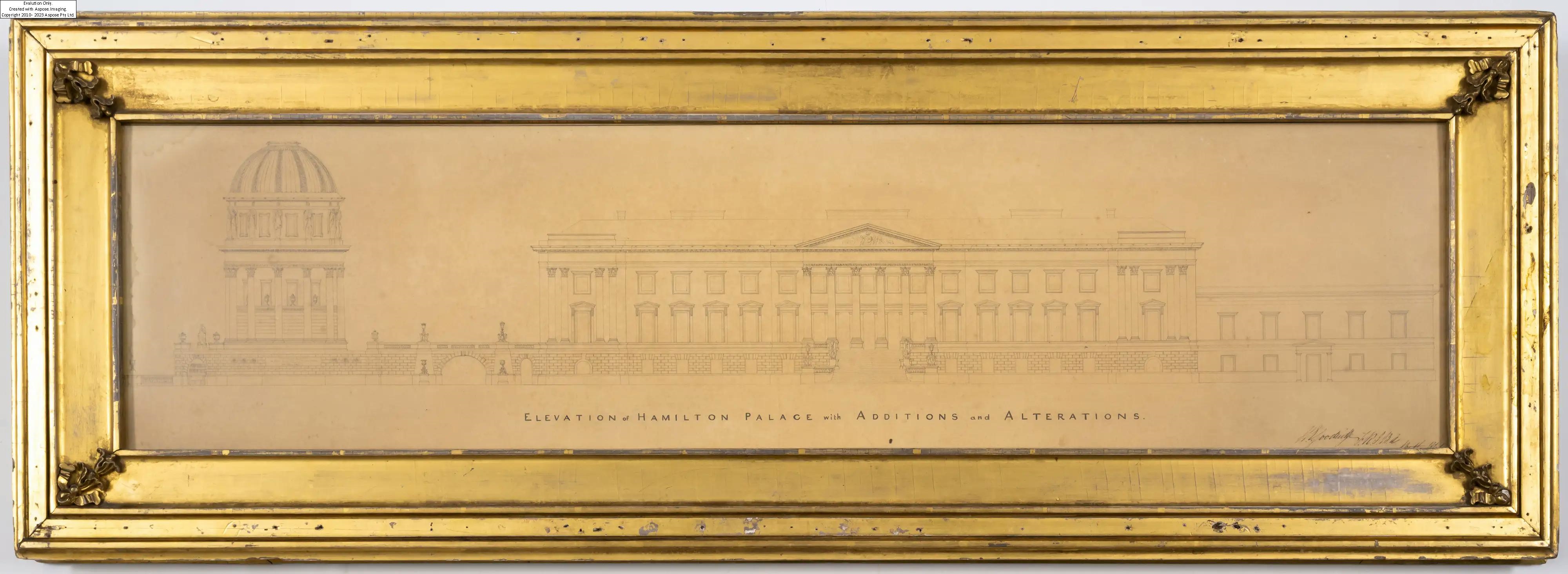 Henry Edmund Goodridge | Elevation of a design for the Duke of Hamilton ...