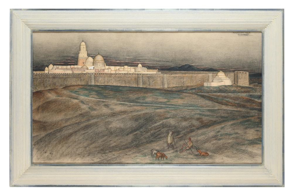Rudolf Bonnet | View of the city of Kairouan, Tunisia | MutualArt