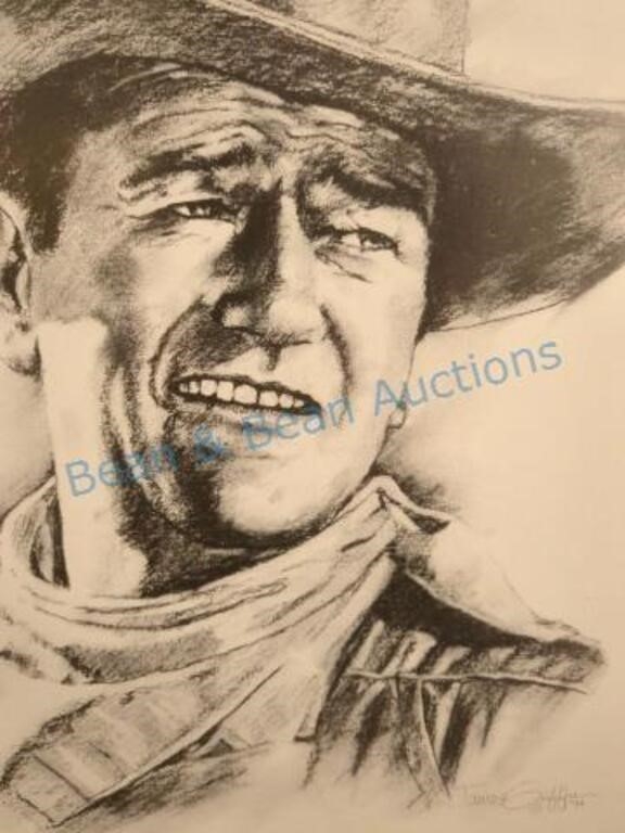 John Wayne | John Wayne drawings pictures | MutualArt