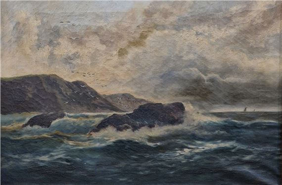 F. Walters | Rough Seas | MutualArt