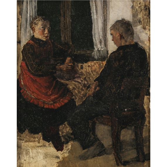 Paul Mathias Padua | Paul Mathias Padua - Sitting peasant couple ...