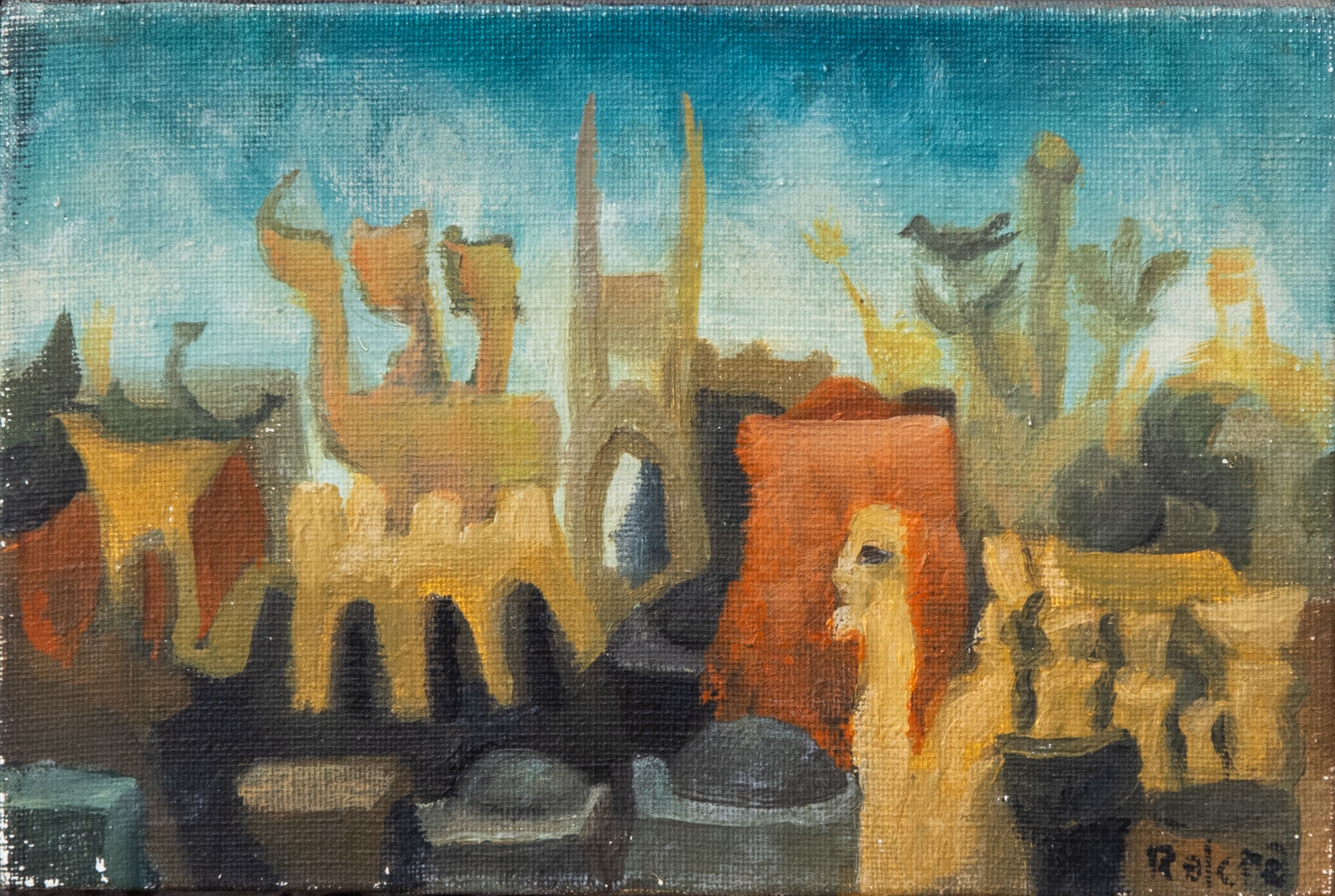 David Rakia | Hebrew Letters | MutualArt