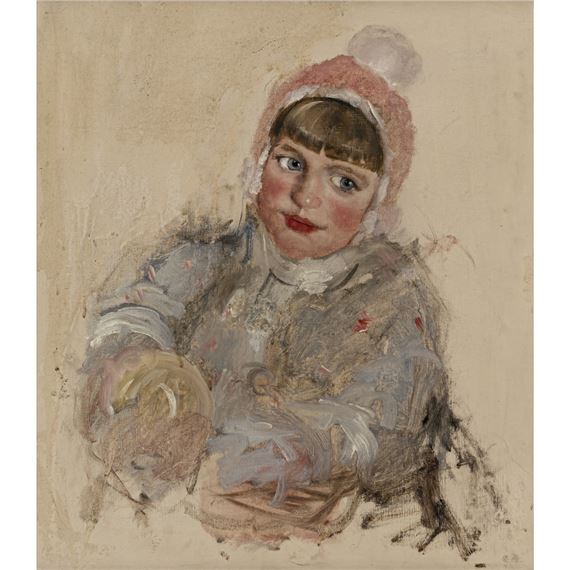 Paul Mathias Padua | Paul Mathias Padua - Child portrait (1903) | MutualArt