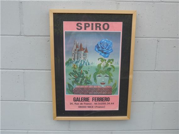 Georges Spiro | Compsotion Surrealiste A La Rose Bleue | MutualArt