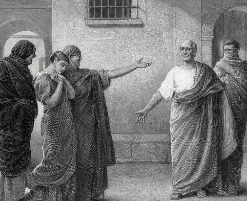 James Dromgole Linton | The Volumnia Reproaching Brutus and Sicinius ...