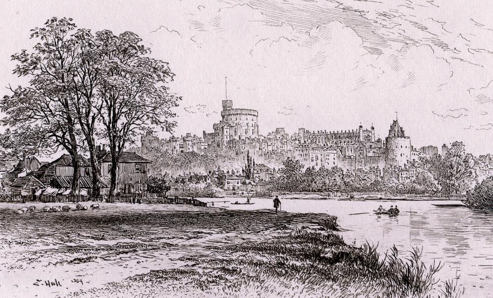 Edward Hall | Windsor Castle from the Brocas | MutualArt