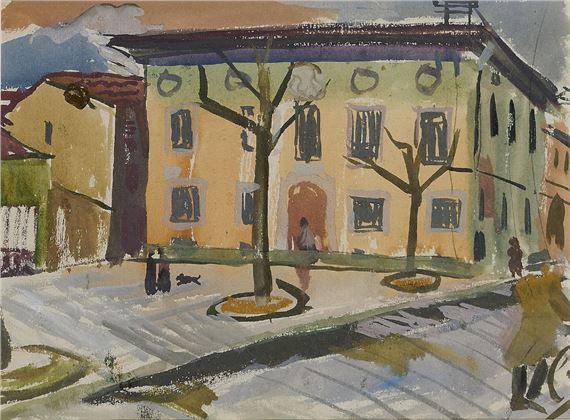Elizabeth Rivers | ITALIAN PIAZZA (1903 - 1964) | MutualArt