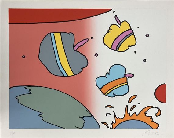 Peter Max | Space Rainbow (1979) | MutualArt