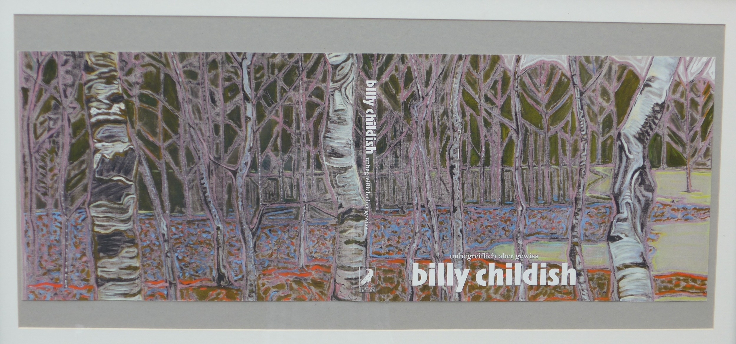 Billy Childish | A framed limited edition book cover for German book ...