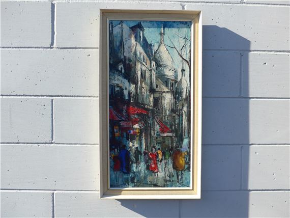 Didier Grandt | A framed, Parisian street scene | MutualArt