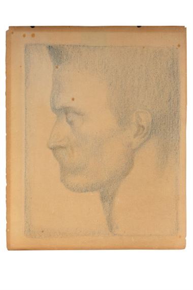 Émile Barthélémy‏ Fabry | Portrait of a man (Circa 1917) | MutualArt