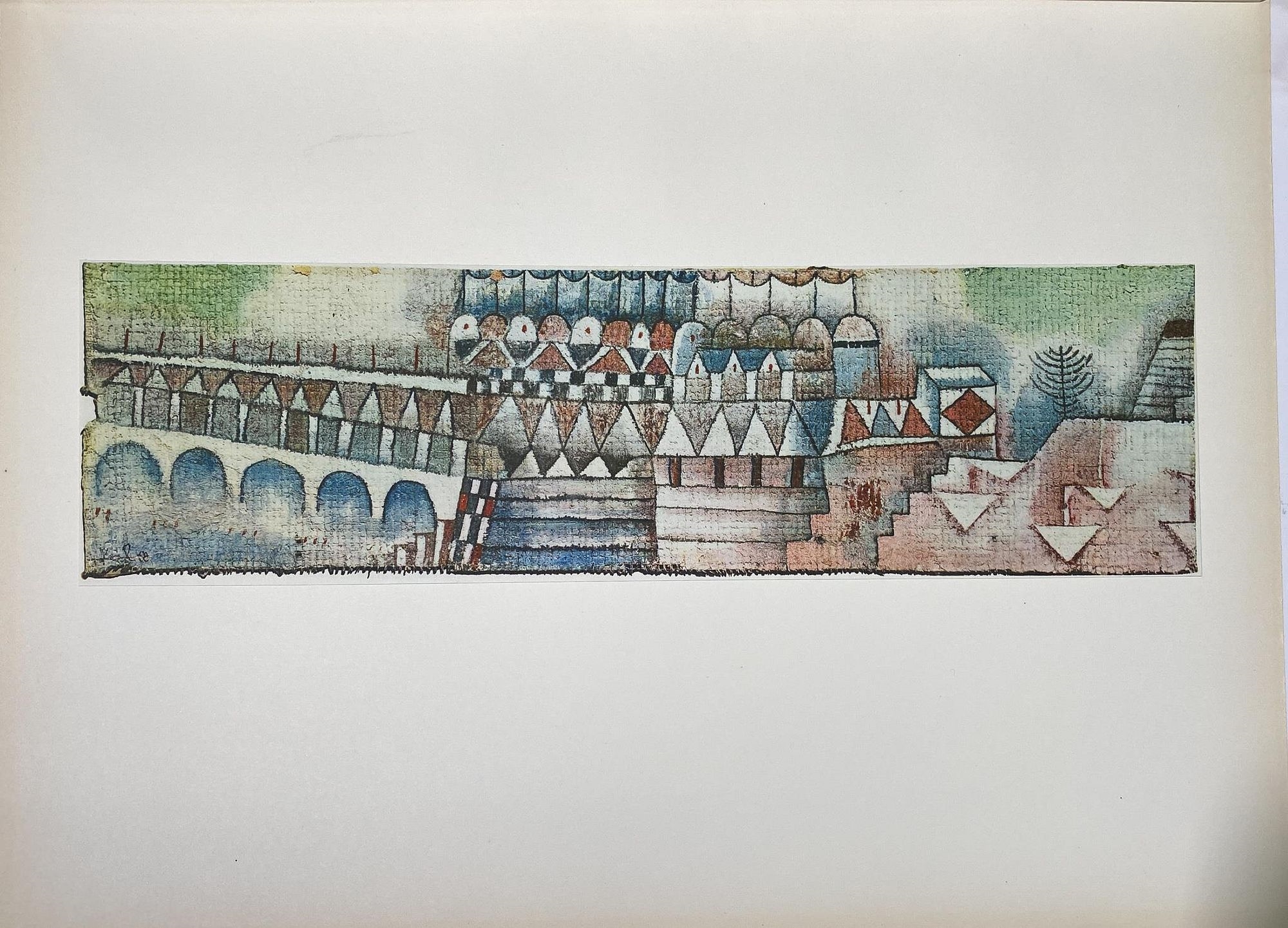 Paul Klee | Old Town and Bridge (1957) | MutualArt