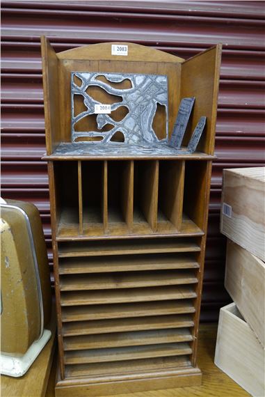 An Edwardian | An Edwardian oak paper filing unit | MutualArt