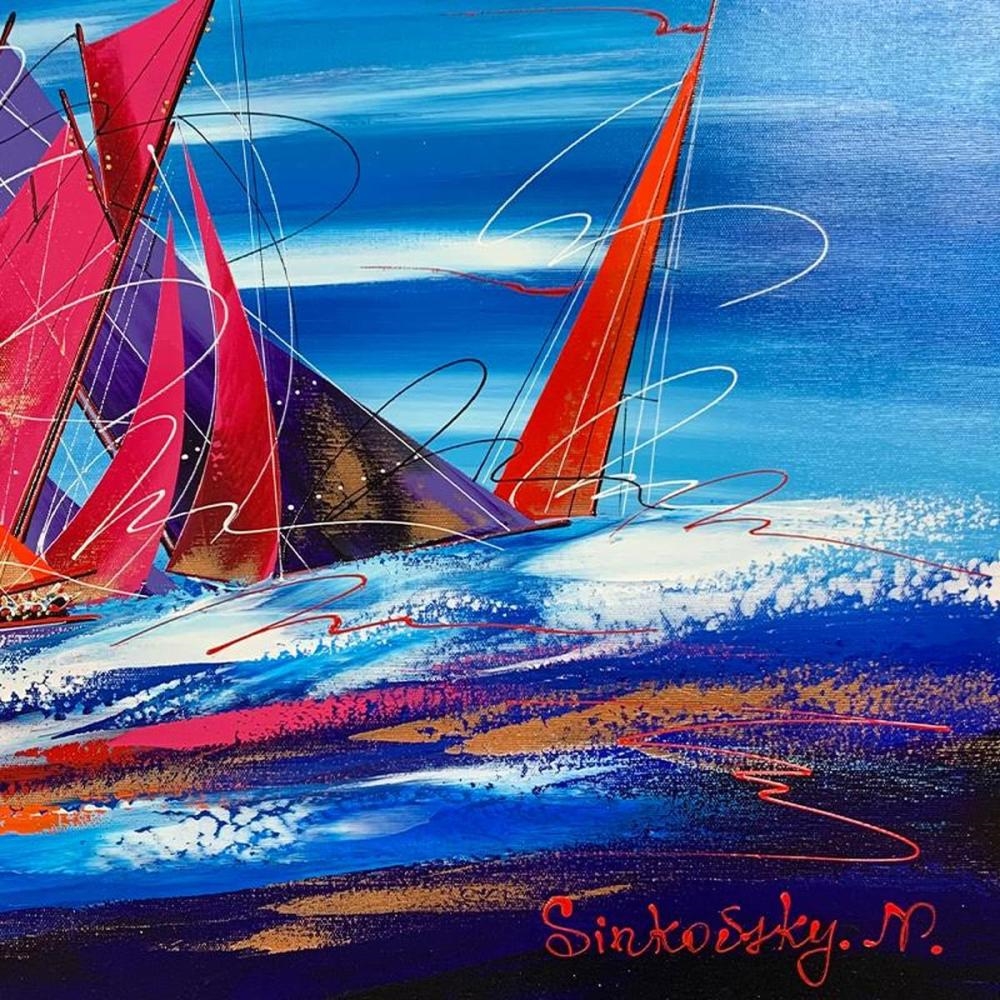 Natalia Sinkovsky | Framed Hand Signed Original Painting on Canvas with ...