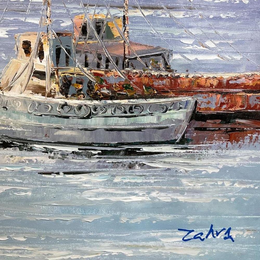 Zahra | Original Acrylic Painting on Canvas | MutualArt