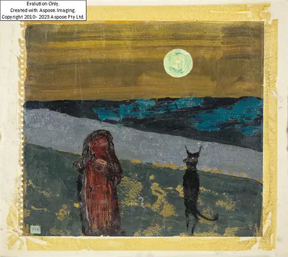 Charles Higgins | Scottish 1893-1980 - Confrontation (1963) | MutualArt