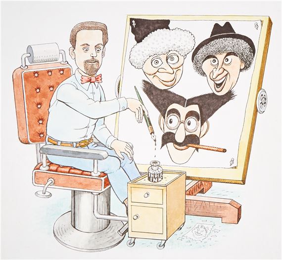 Al Jaffee | Two original artworks of The Marx Brothers by Jaffee AL ...