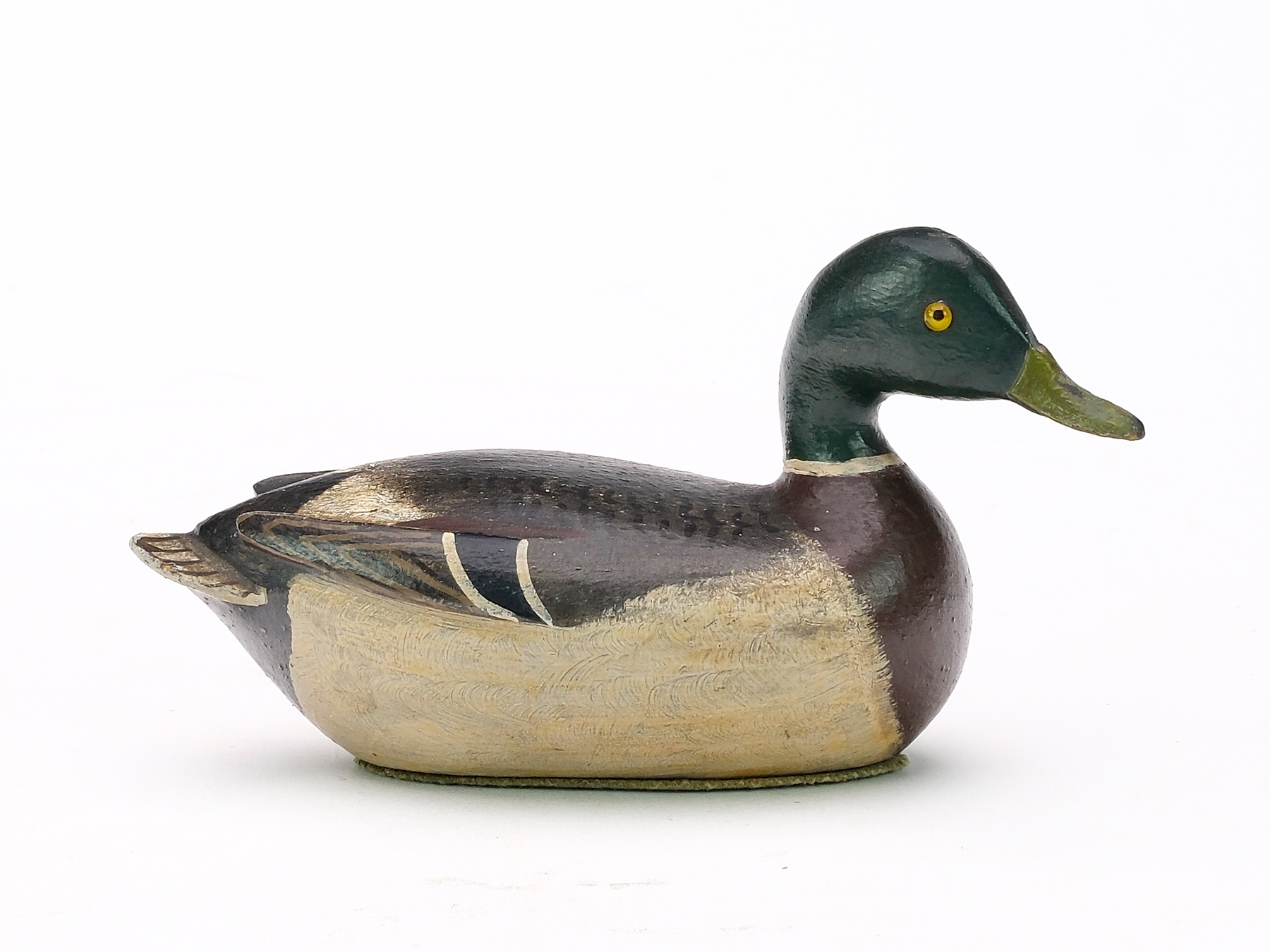 Charles Henry Perdew | Miniature raised wing mallard | MutualArt