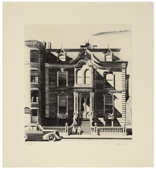 Lawrence Kupferman | Victorian Mansion (Circa 1939) | MutualArt
