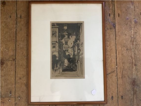 David Young Cameron | Steel Plate engraving of Amboise | MutualArt