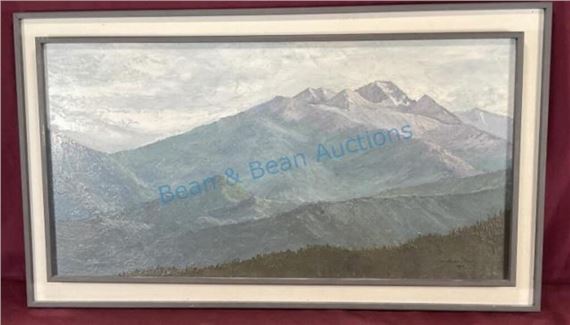 James Disney | 1964 James Disney oil on board 17 x 33 | MutualArt