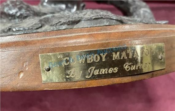 James Alfred Turner | Cowboy matador bronze by James Turner 16 | MutualArt