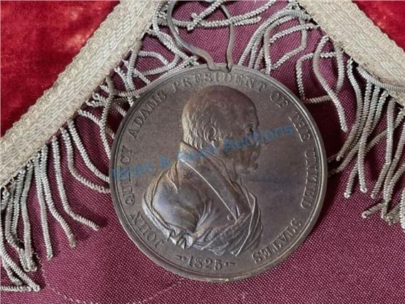 Michael Jackson | John Quincy Adams peace metal | MutualArt