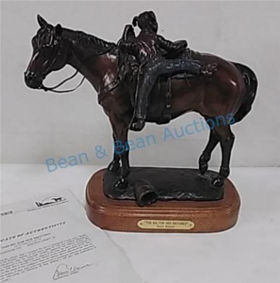 Dawn Weimer | Dawn Weimer bronze too big for her britches | MutualArt