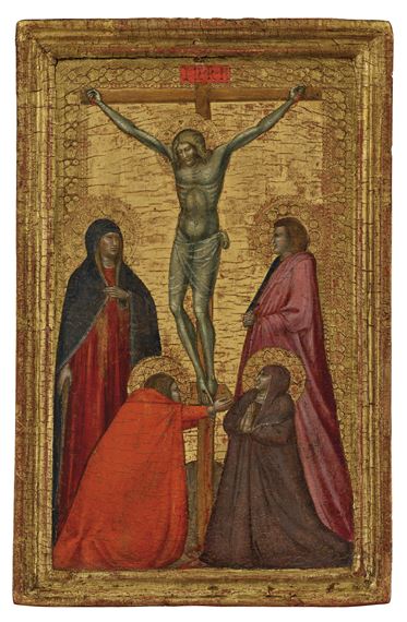 Pietro Lorenzetti | The Crucifixion with the Virgin, Mary Magdalene, John the Evangelist and a ...
