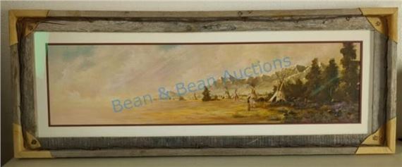 Red Hawk | Jim Red Hawk Indian Camp | MutualArt