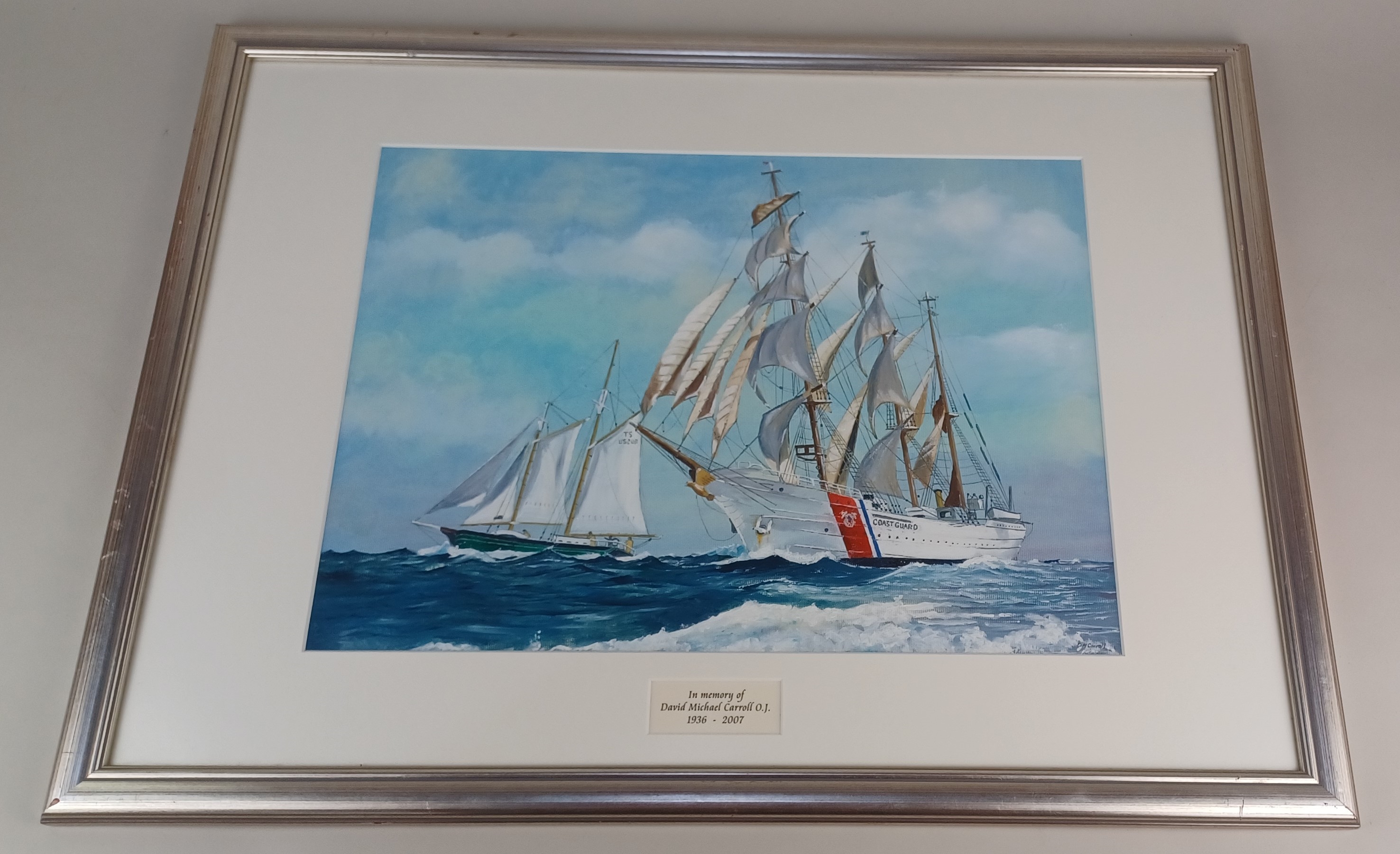 David Michael Carroll | Coastguard and other ship | MutualArt