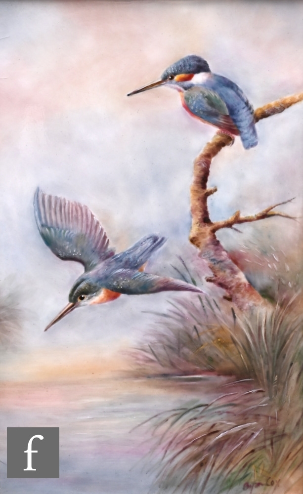 Royal Worcester | A later 20th Century painted porcelain plaque by ...