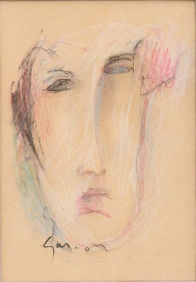 Gérard Gasiorowski | Female face | MutualArt