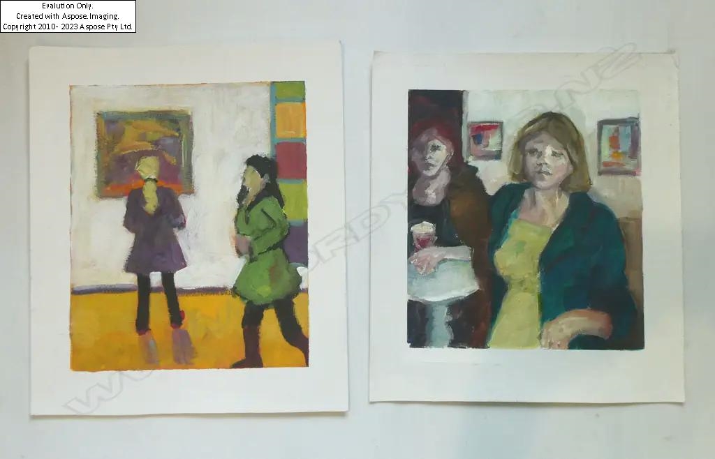 Glenys Cullimore | TWO GLENYS CULLIMORE ARCYLICS ‘MISUNDERSTADNING’ ON ...