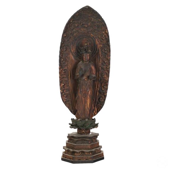 Enlightenment | Japanese Buddhist Immortal Wood Carving Sculpture ...