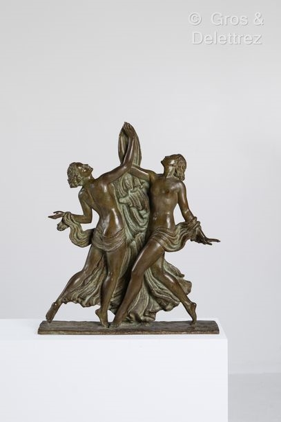 Raymonde Guerbe | Andrée GUERVAL (1894-1995) Dancers with scarves ...