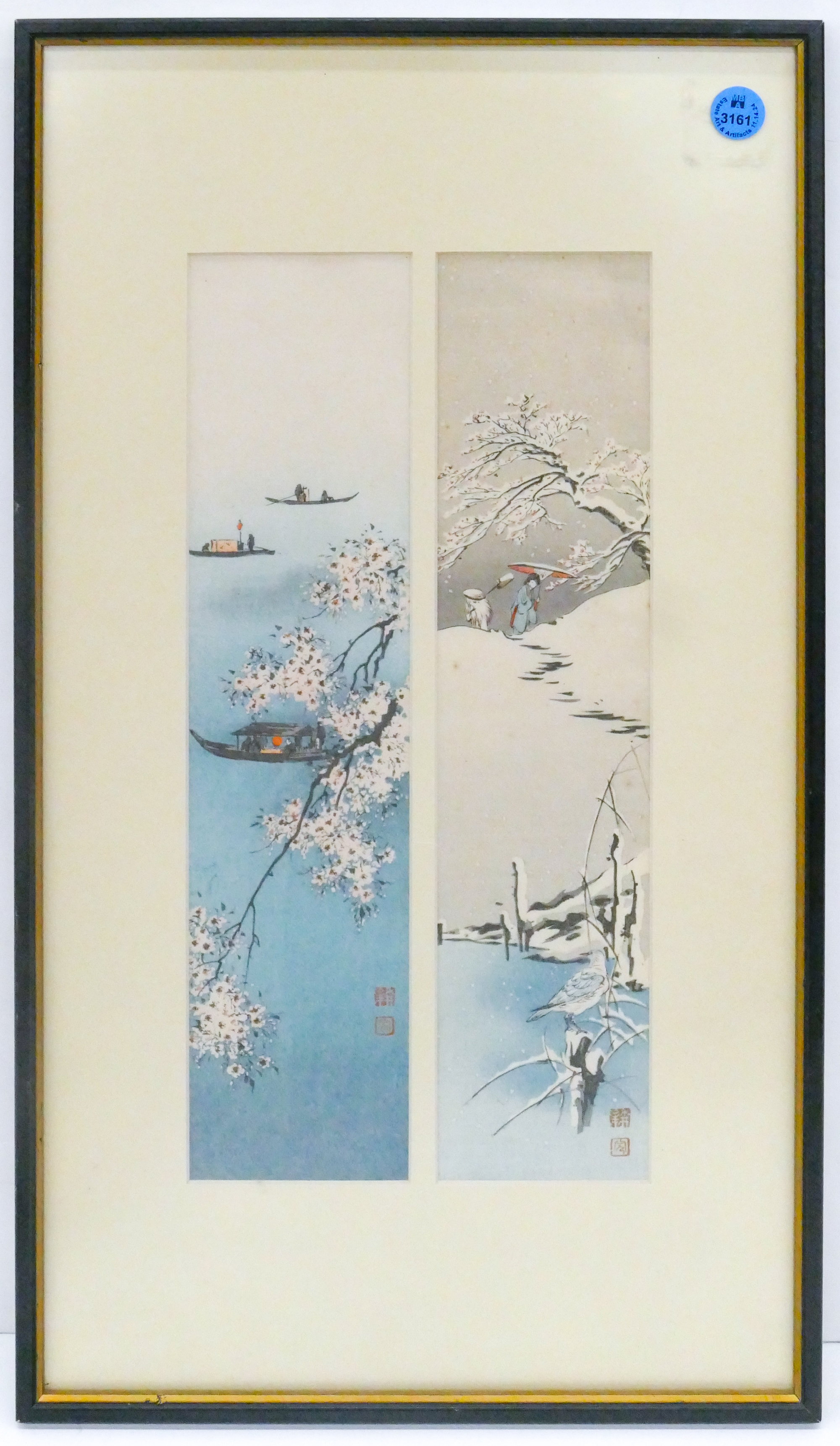 Shoda Koho | Koho Shoda Japanese Woodblock Prints Diptych 19.5''x11 ...