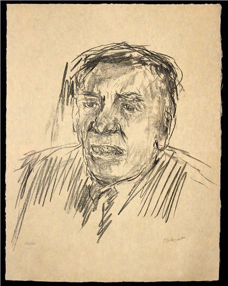 Kokoschka Oskar | Dr. Shimon Agranat. (President of the Israel Supreme ...
