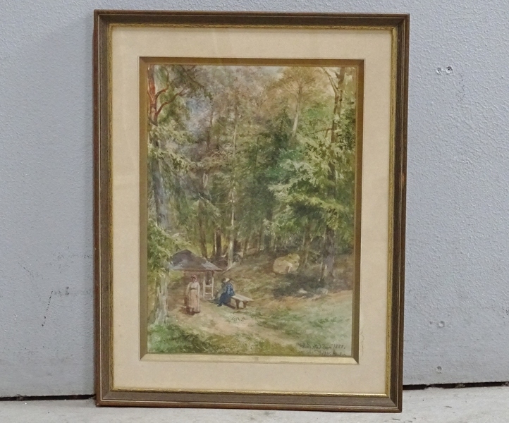 Josef Wilhelm Wallander | Landscape with figure scene day | MutualArt
