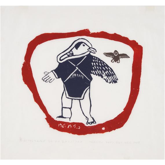 Alasua Amittu Davidialuk | ESKIMO WOMAN TRANSFORMED INTO A SEA GULL (1968) | MutualArt