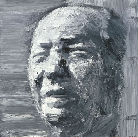 Yan Pei Ming | Mao, Chinese Vermilion #7”. 2001 (2001) | MutualArt