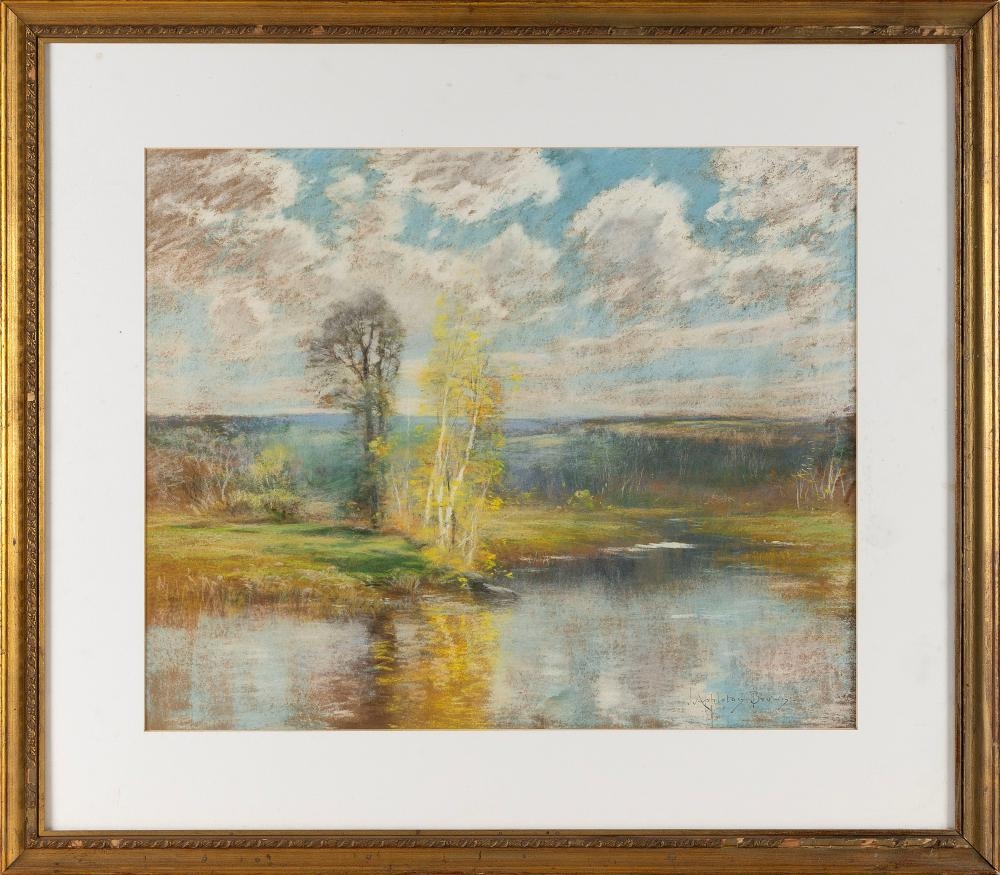 John Appleton Brown | Marsh landscape | MutualArt