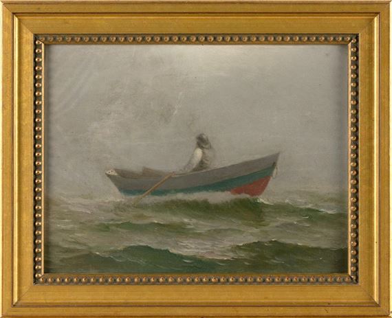 Charles Cahoon | Fisherman in a dory | MutualArt